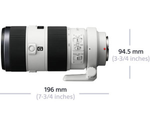 Sony 70-400mm f4-5.6 G SSM II (SAL-70400G2) au meilleur prix sur idealo.fr