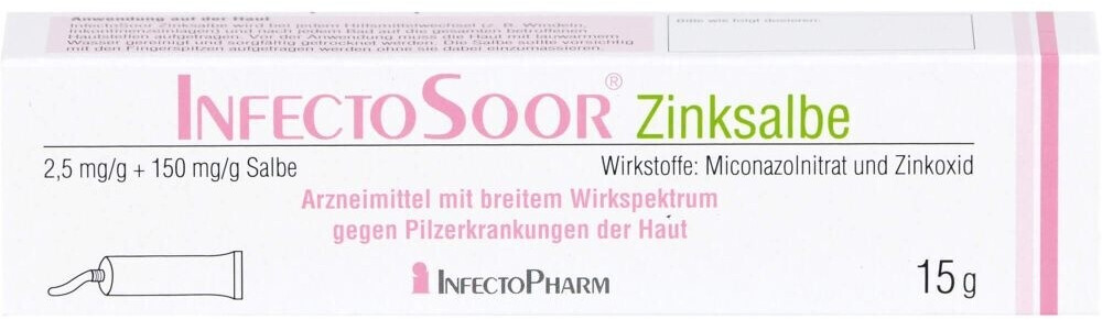 Infectosoor Zinksalbe (15 g) ab € 7,32 | Preisvergleich bei idealo.at