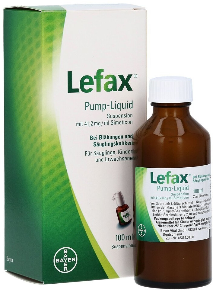 Lefax Pump-Liquid Suspension (100 ml) ab 9,45 € | Preisvergleich bei ...