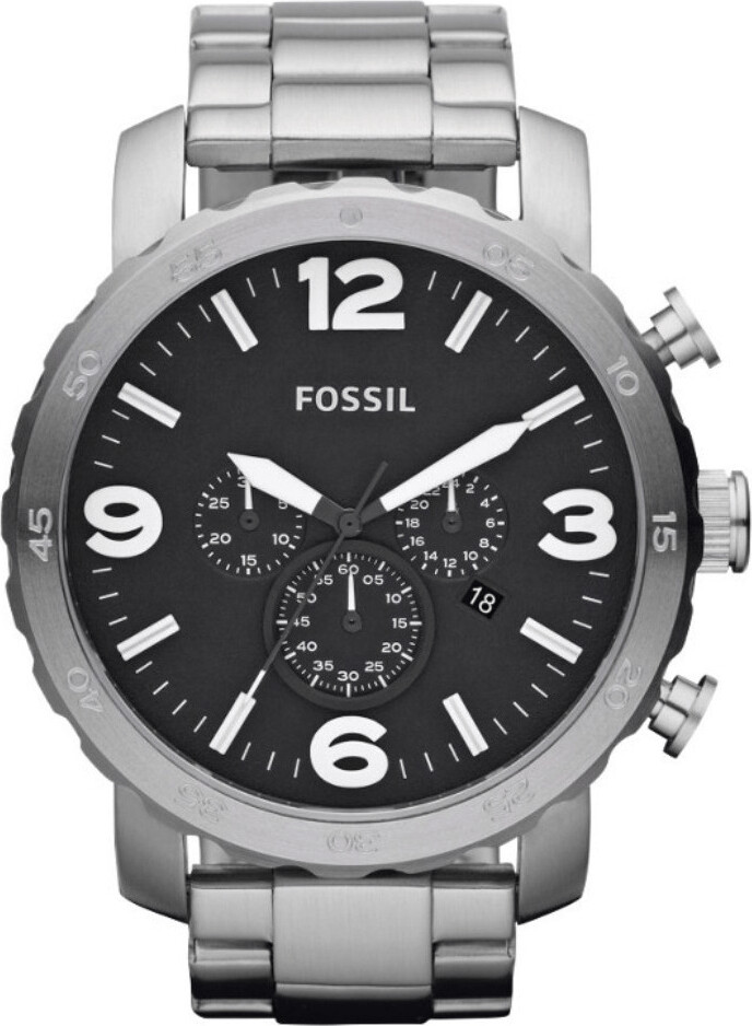 Fossil Nate Steel 50 mm au meilleur prix sur idealo.fr