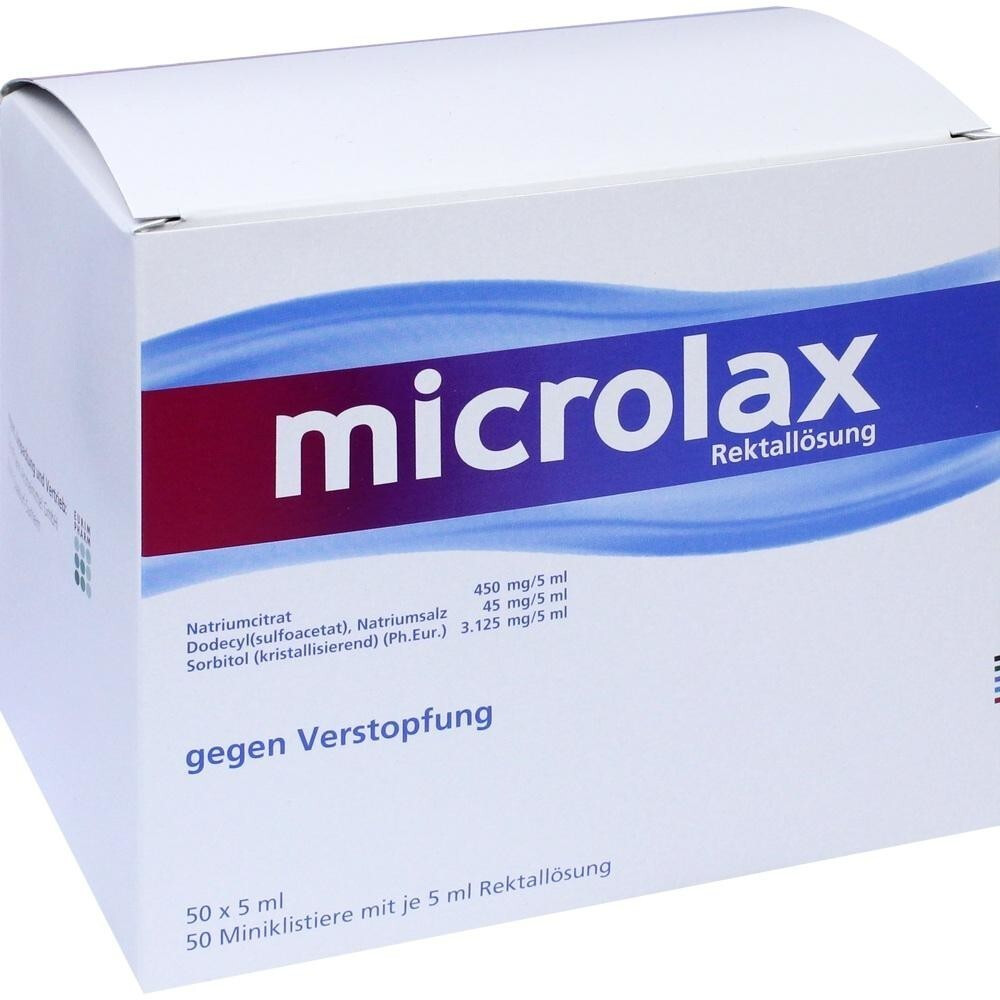 Microlax Klistiere (50 x 5 ml) ab 49,38 € (Mai 2024 Preise ...
