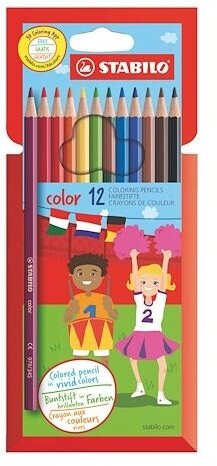 Stabilo color Swano (12 crayons) au meilleur prix sur idealo.fr
