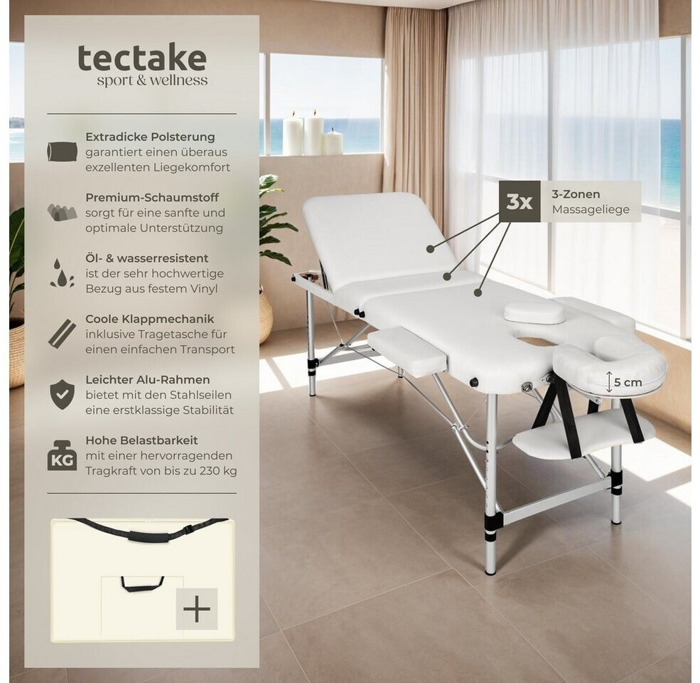 Tectake Lit De Massage Pliant Au Meilleur Prix Sur Idealo Fr