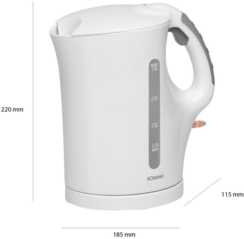 Bomann WK 5024 CB Weiß 1 Ltr. ab 18,50 € | Preisvergleich bei idealo.de