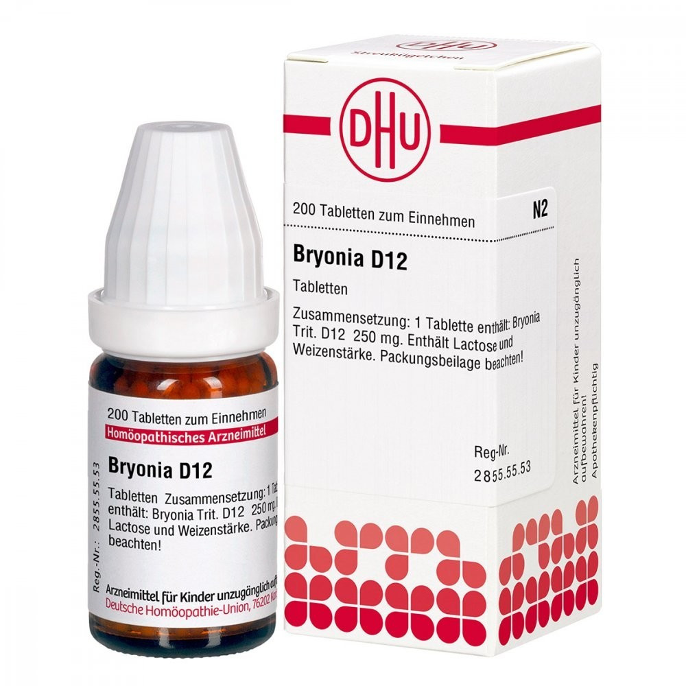 DHU Bryonia D 12 Tabletten (200 Stk.) ab 11,24 € | Preisvergleich bei ...