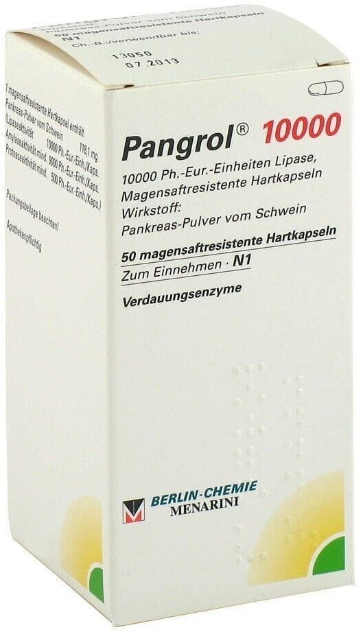 Pangrol 10000 Kapseln (50 Stk.) ab 7,69 € | Preisvergleich bei idealo.de