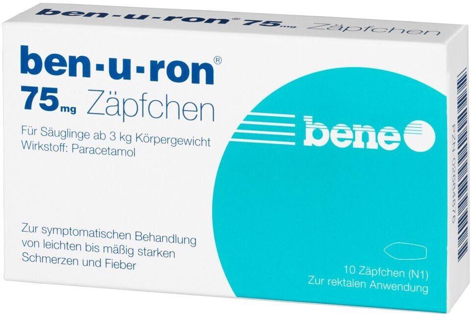 Benuron 75 mg Suppositorien (10 Stk.) ab 1,85 € | Preisvergleich bei ...