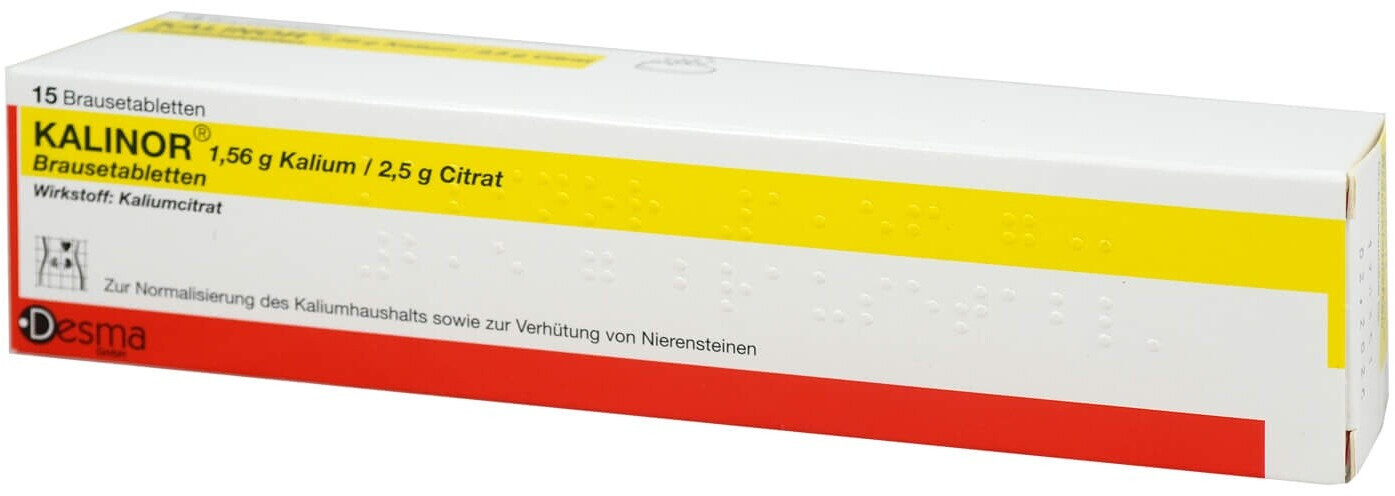 Kalinor-Brausetabletten (15 Stk.) ab 5,11 € | Preisvergleich bei idealo.de