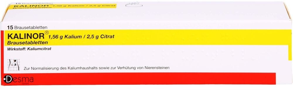 Kalinor-Brausetabletten (15 Stk.) ab 5,11 € | Preisvergleich bei idealo.de