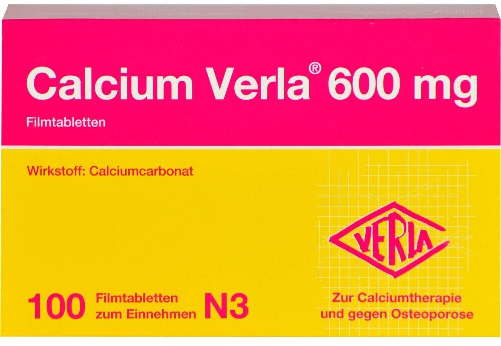 Calcium Verla 600 mg Filmtabletten (100 Stk.) ab 12,78 € (Mai 2024 ...