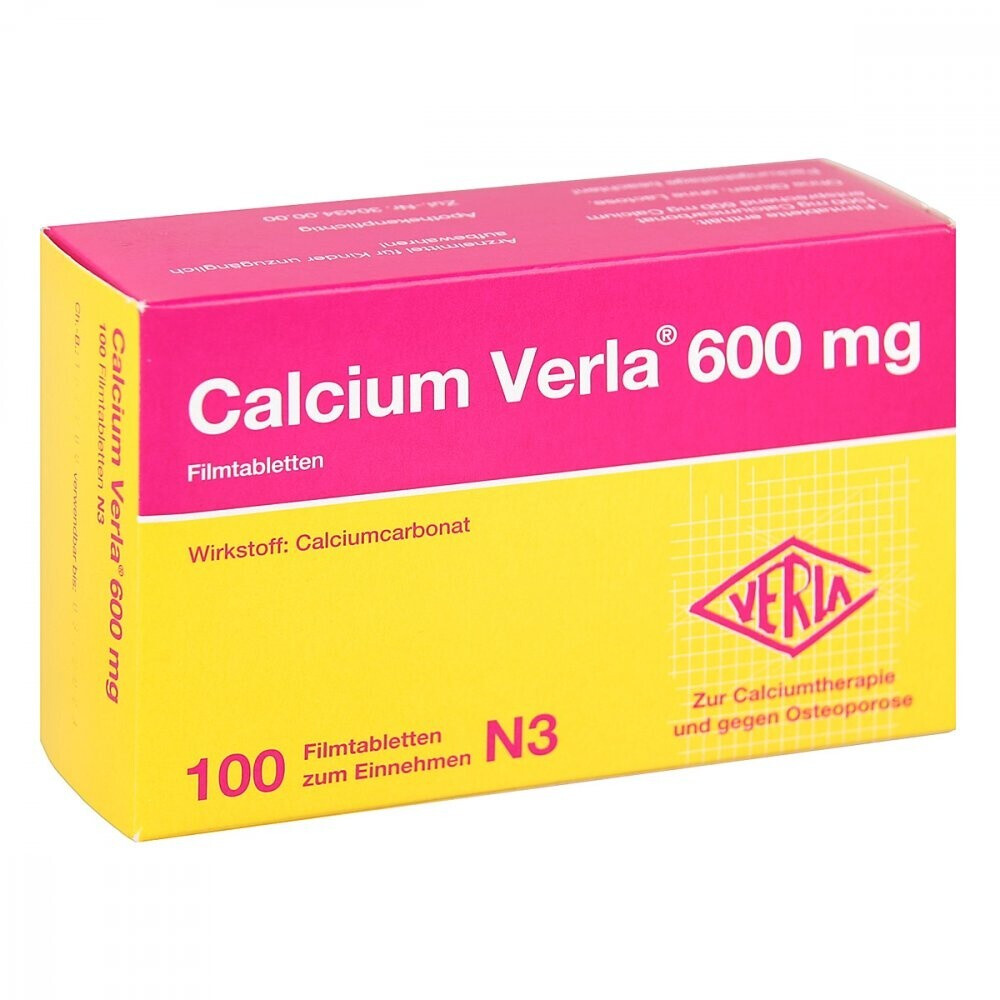 Calcium Verla 600 mg Filmtabletten (100 Stk.) ab 12,78 € (Mai 2024 ...