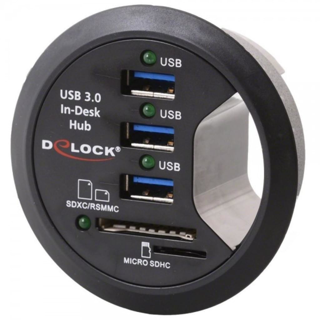 DeLock 3 Port USB 3.0 Hub (61991) ab 19,90 € | Preisvergleich bei idealo.de