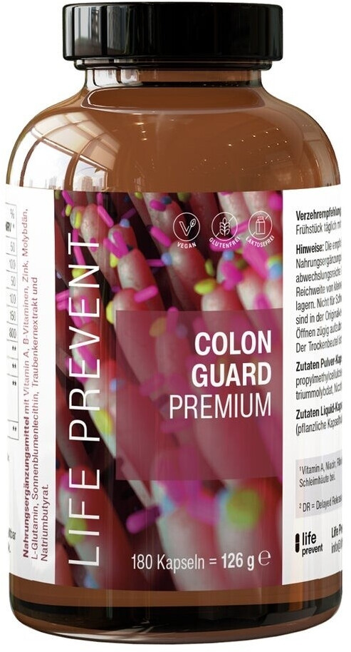 Life Prevent Colon Guard Kapseln (180 Stk.) ab 55,92 € (Mai 2022 Preise ...