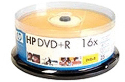 HP DVD+R 4,7GB 120min 16x 25er Spindel ab 7,95 € | Preisvergleich bei idealo.de
