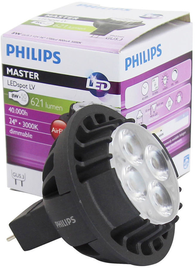 Philips MASTER LEDspotLV D 8-50W 830 MR16 24D ab 19,69 € | Preisvergleich bei idealo.de