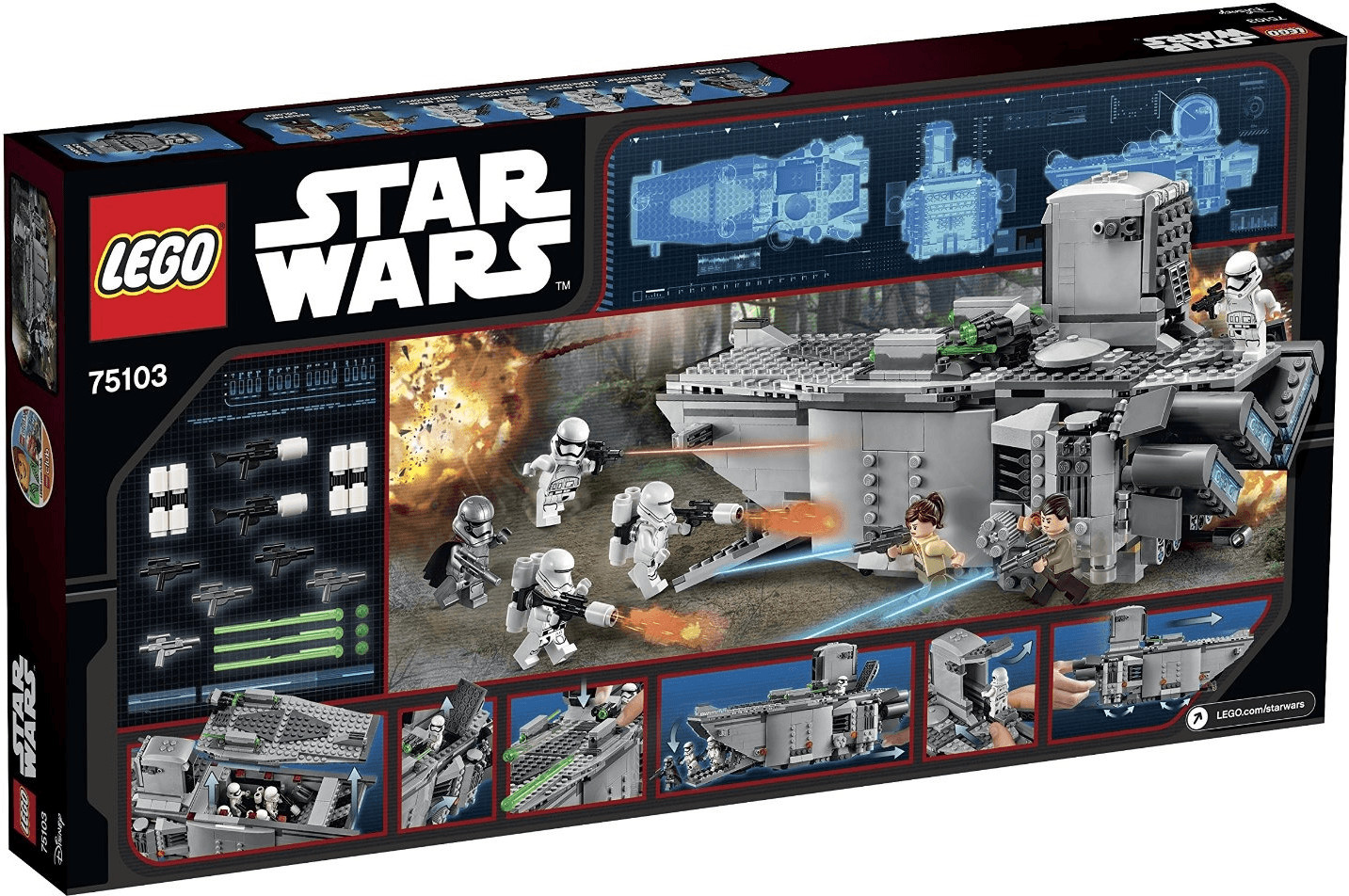 Lego first order troop transport store