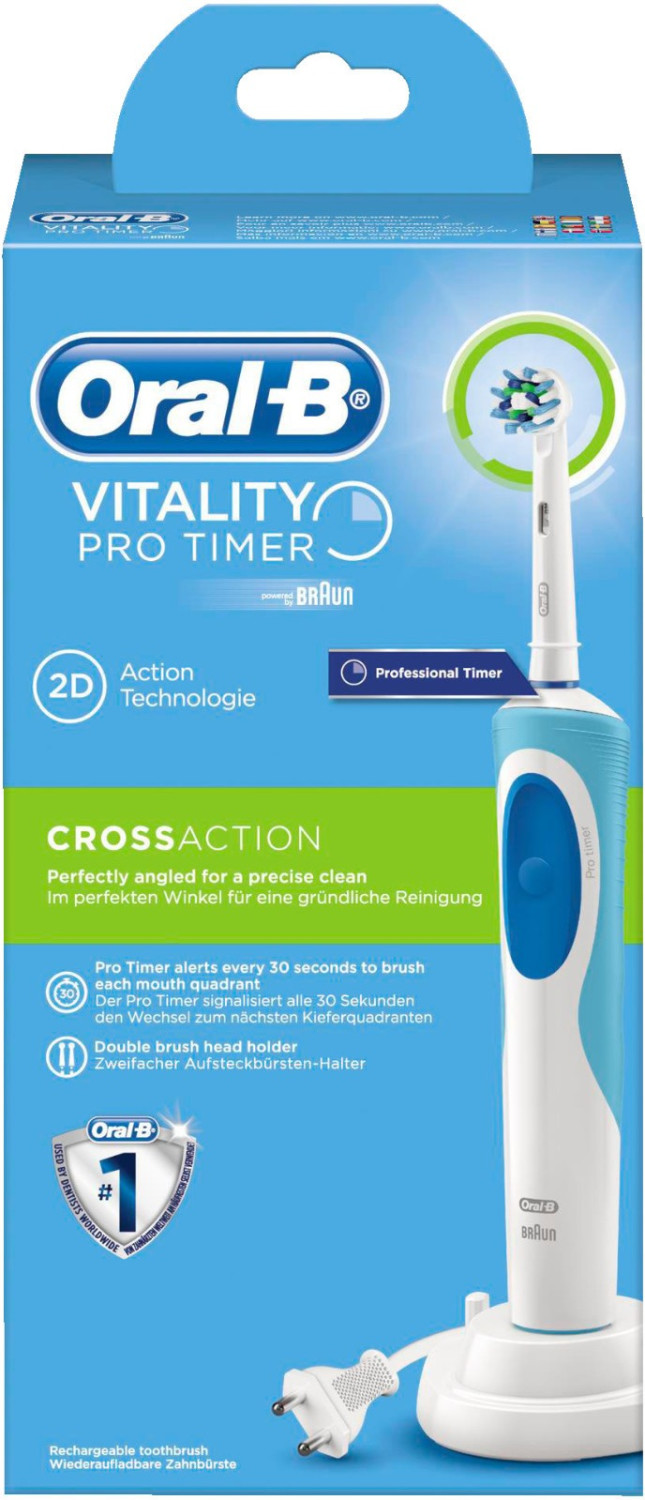 Oral-B Vitality Pro Timer CrossAction ab 43,80 € | Preisvergleich bei ...