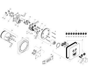 Axor ShowerSelect softsquare (36707000) au meilleur prix sur idealo.fr