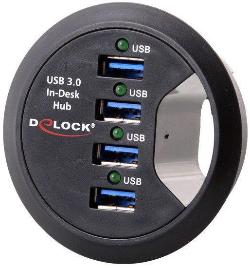 DeLock 4 Port USB 3.0 Hub (61989) ab 58,99 € | Preisvergleich bei idealo.de