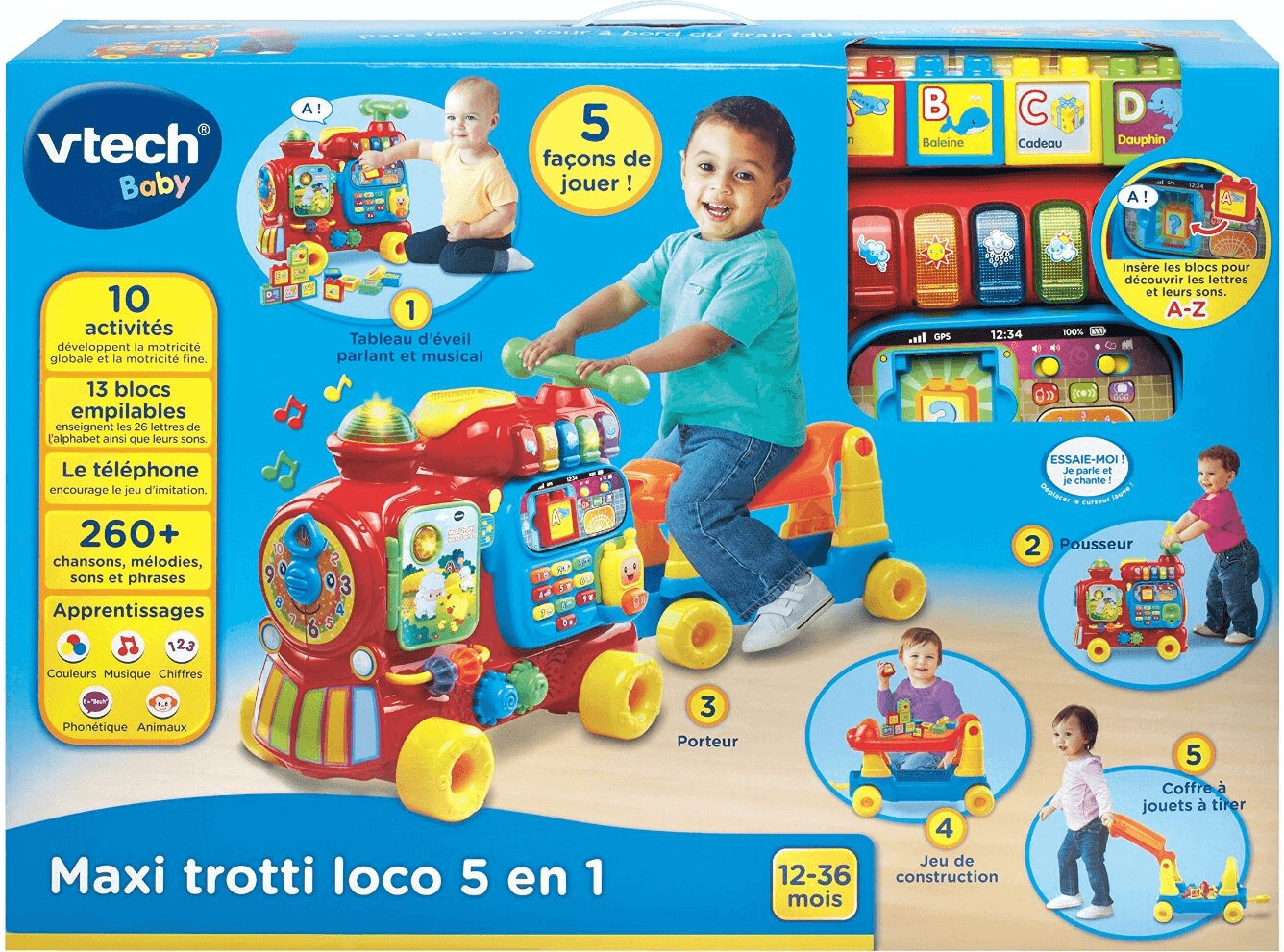 Vtech Maxi Tren 5 en 1 rojo desde 66,99 € | Compara precios en idealo