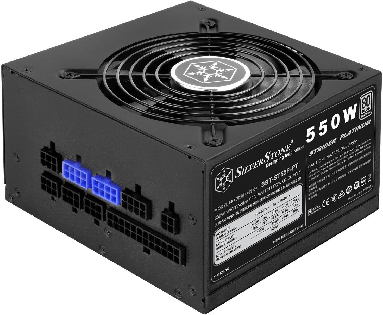 SilverStone SST-ST55F-PT Strider 550W ab 124,89 € | Preisvergleich bei ...