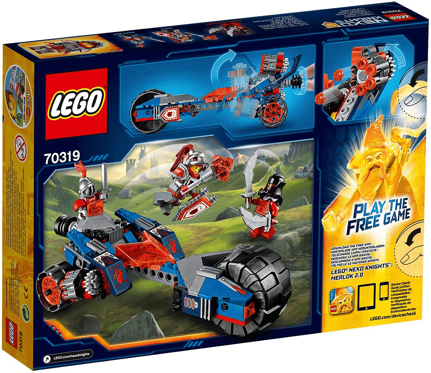 Buy LEGO Nexo Knight - Macy's Thunder Club (70319) from £23.95 (Today ...