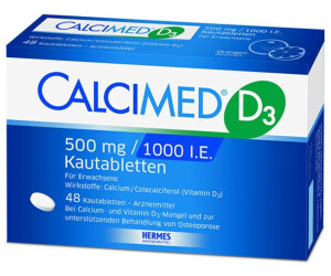 Calcimed D3 500 mg/1000 I.E. Kautabletten (48 Stk.) ab 13,63 ...