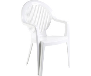 Grosfillex Fauteuil de jardin Fidji blanc au meilleur prix sur idealo.fr