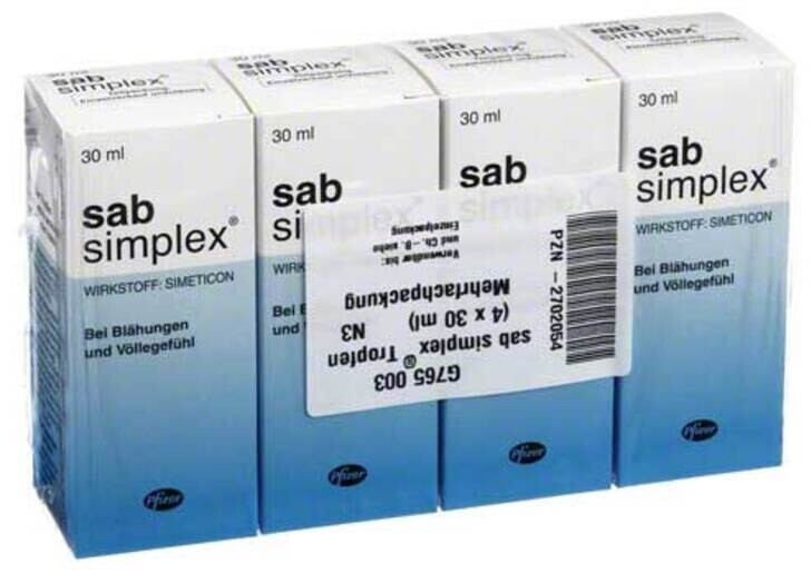 Sab Simplex Suspension (4 x 30 ml) ab 22,43 € | Preisvergleich bei ...