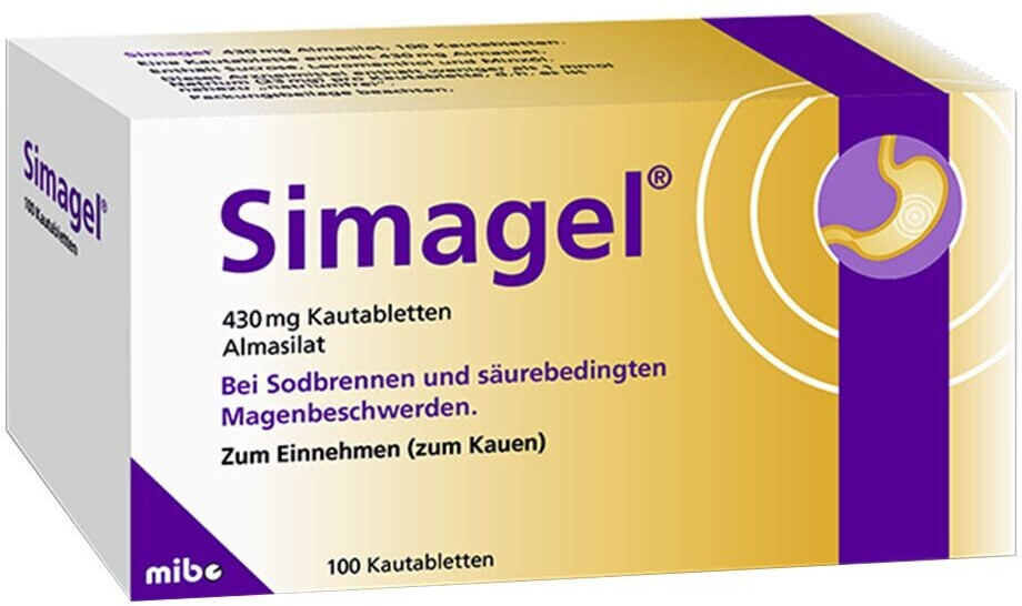 Simagel Kautabletten (100 Stk.) ab 10,47 € | Preisvergleich bei idealo.de