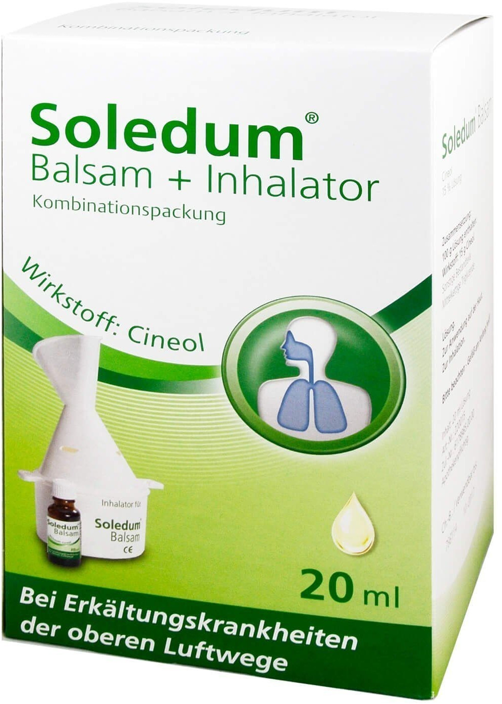 Soledum Balsam mit Inhalator (20 ml) ab 11,90 € | Preisvergleich bei ...