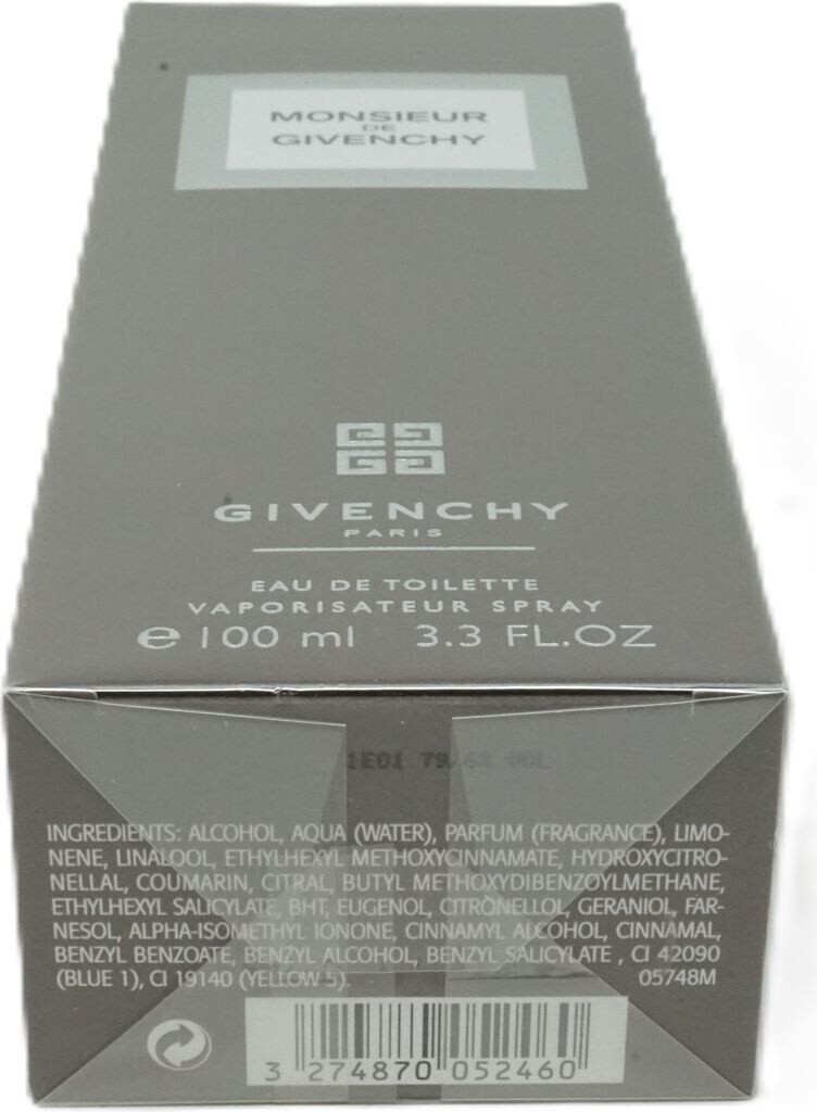 Buy Givenchy Monsieur de Givenchy Eau de Toilette (100ml) from £34.44 ...