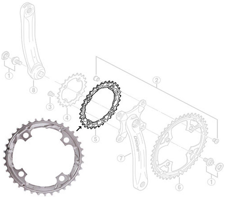 Shimano Deore FC-M510 Kettenblatt (36) ab 23,00 € | Preisvergleich bei idealo.de