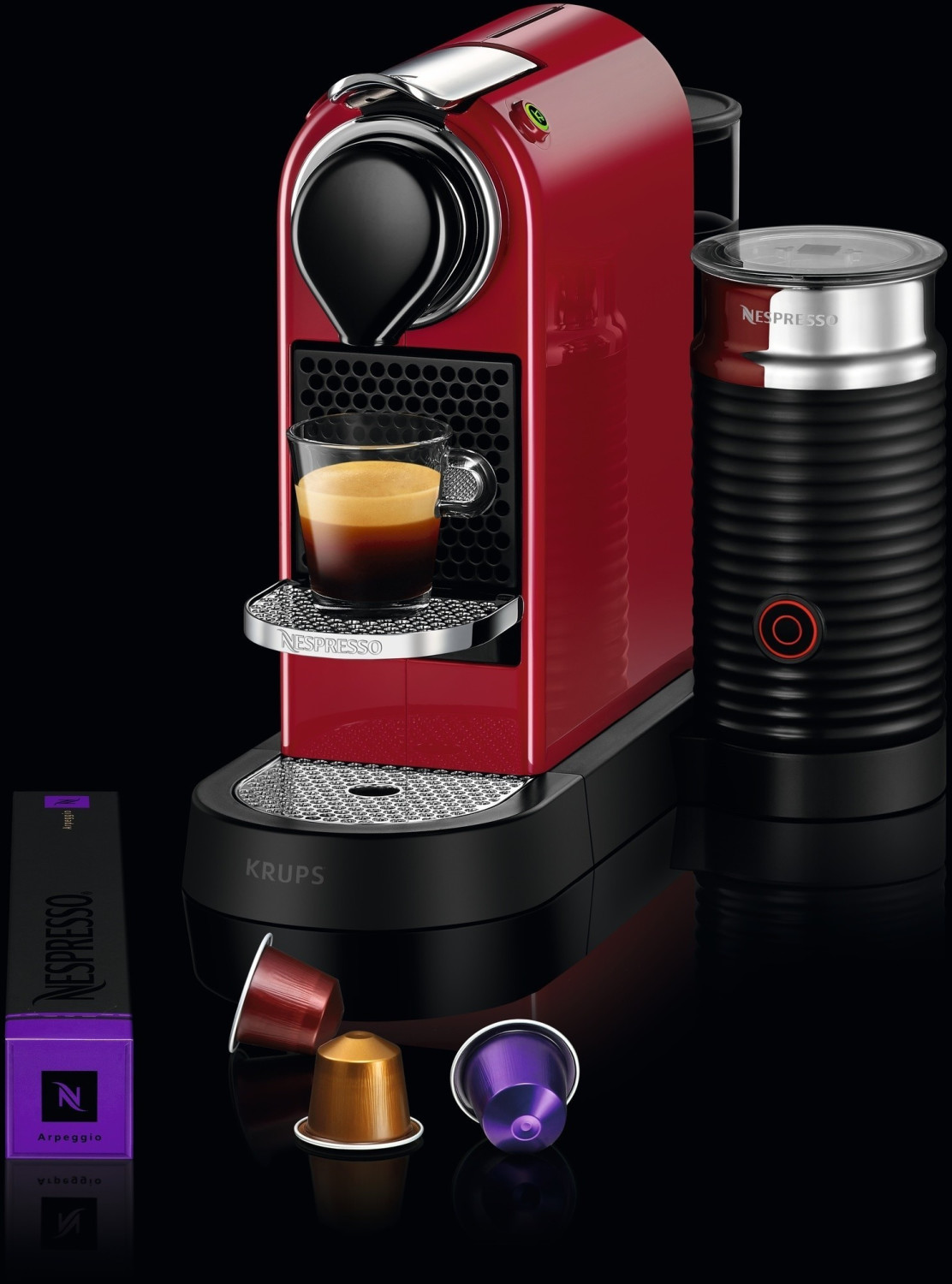 Krups Nespresso New CitiZ & Milk XN 7605 Cherry Red ab € 189,90 ...
