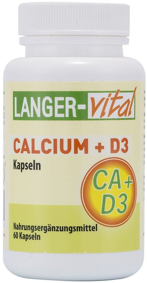 Langer vital Calcium + D3 Kapseln (60 Stk.) ab € 9,03 | Preisvergleich bei idealo.at