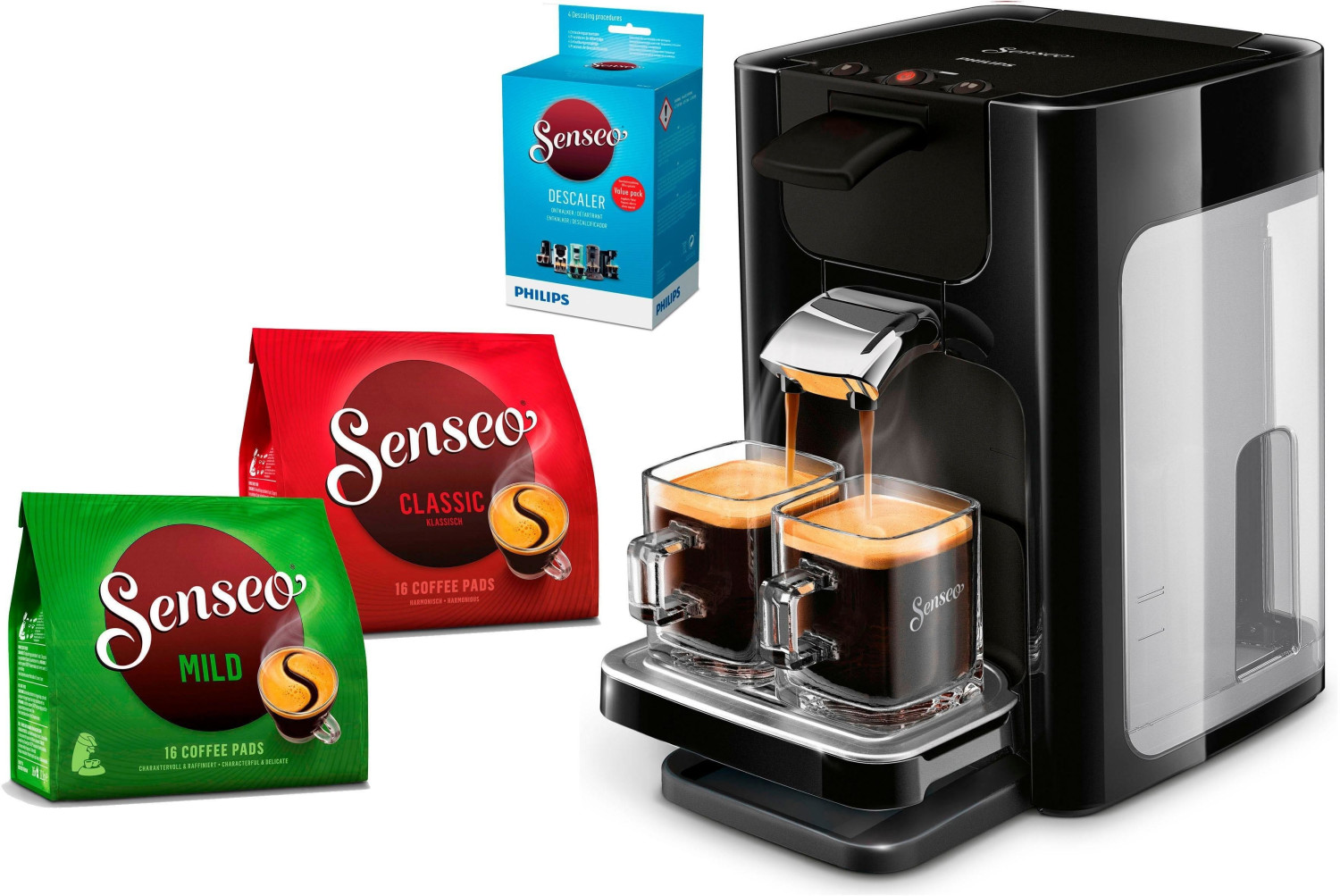 Philips Senseo Quadrante HD7865/60 noir au meilleur prix sur idealo.fr