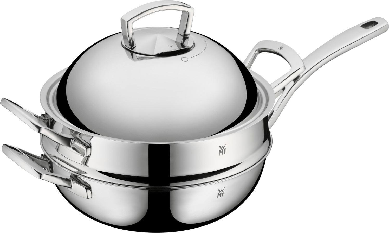 WMF Wok Multiply 28 cm mit Metalldeckel und Dämpfereinsatz ab 106,00 ...
