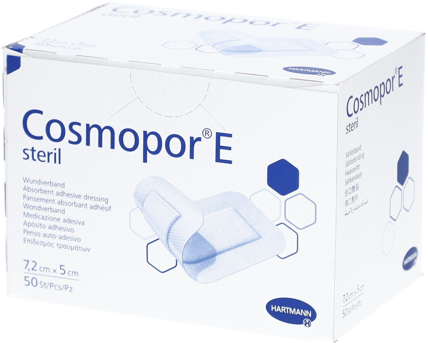 Hartmann Cosmopor E steril 5 x 7,2cm (50 Stk.) ab € 8,75 ...