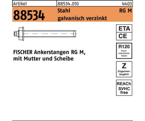 Fischer RG M16x300 5.8 10 St. (50289) ab 44,50 € | Preisvergleich bei ...