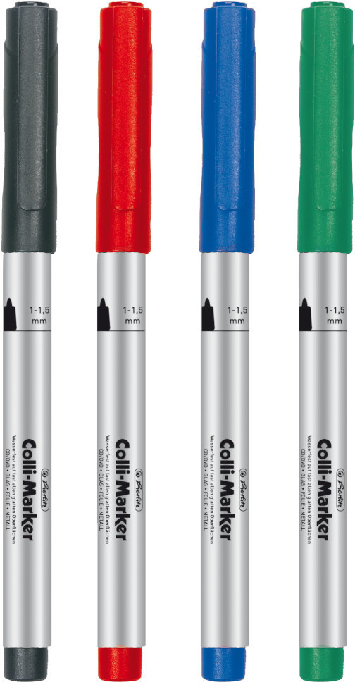 Herlitz Colli Marker 0,5 - 0,8 mm 4er Etui f.s. (10917011) ab 7,86 ...