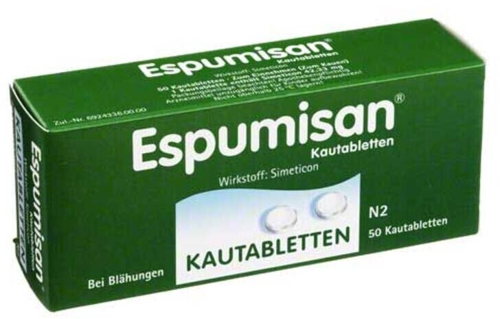 Espumisan Kautabletten (50 Stk.) ab 6,00 € | Preisvergleich bei idealo.de