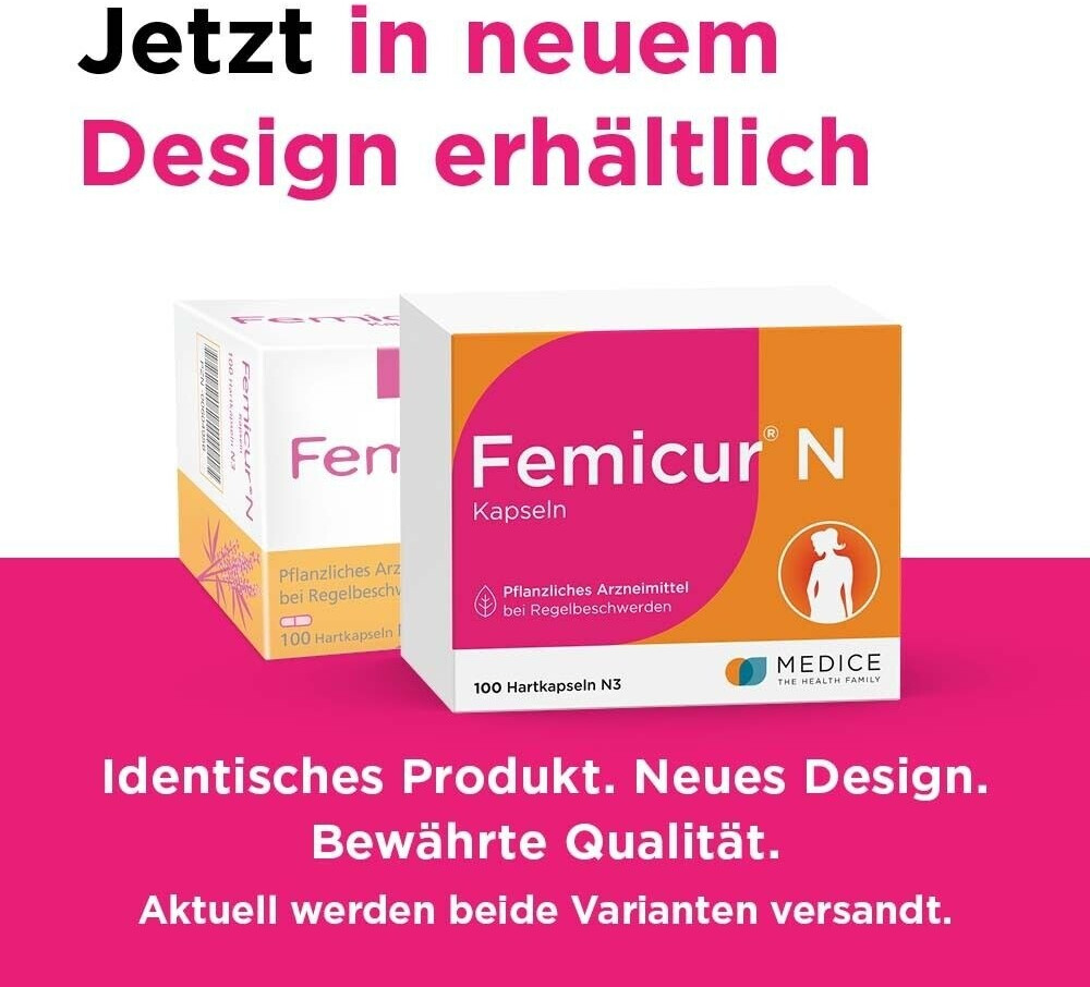 Femicur N Kapseln (100 Stk.) ab 24,99 € | Preisvergleich bei idealo.de