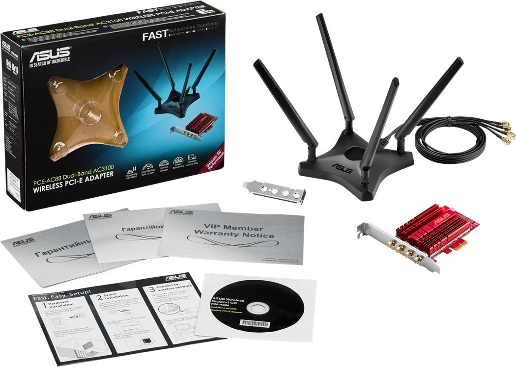 Asus PCE-AC88 desde 92,90 € | Compara precios en idealo