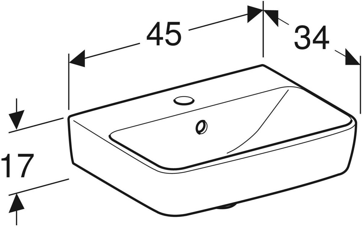 Geberit Renova Compact 45x34cm KeraTect (276145600) ab 99,91 ...