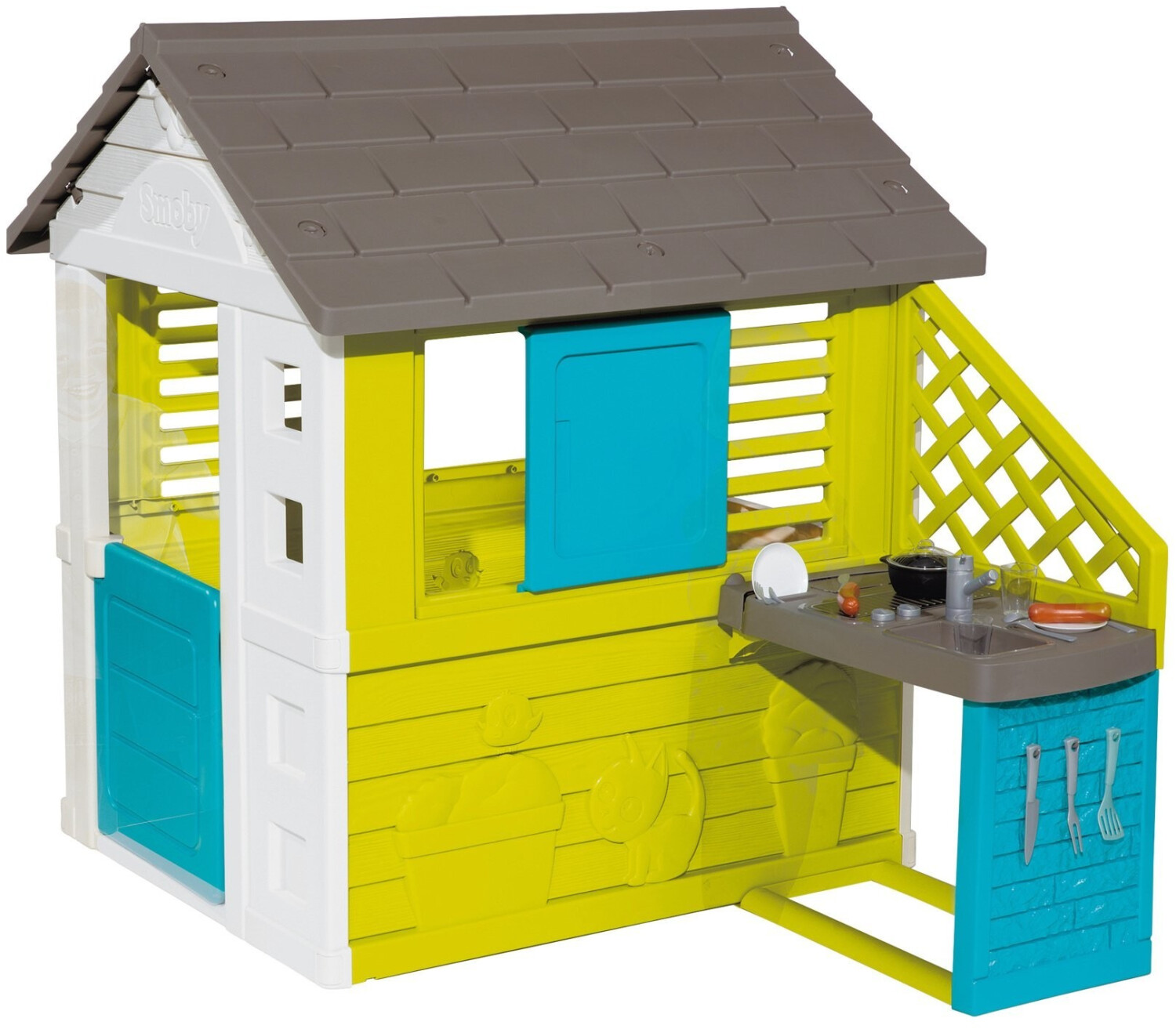 Smoby Maison Pretty + cuisine été au meilleur prix sur idealo.fr
