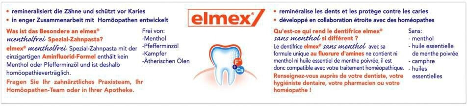 Elmex Pasta de dientes sin mentol (75 ml) desde 4,59 € | Compara ...