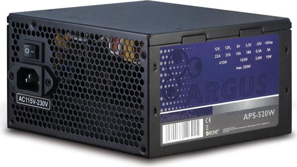 Inter-Tech Argus 520W au meilleur prix sur idealo.fr