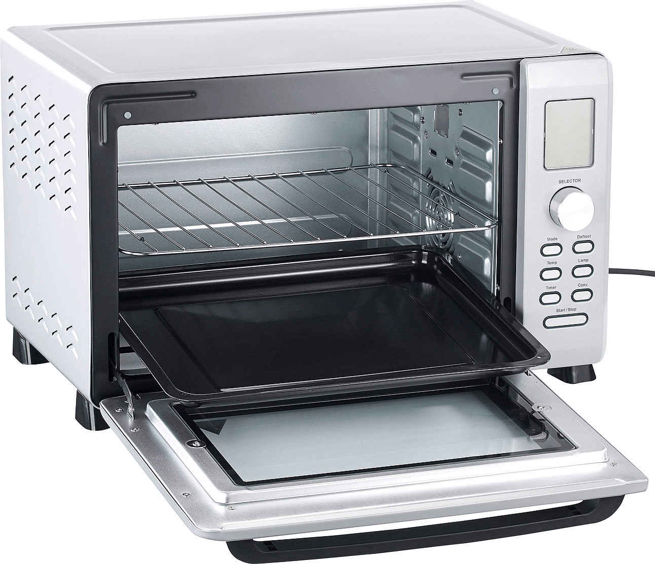 Rosenstein & Söhne Digitaler Mini-Backofen BO-2038 mit Automenüs ...