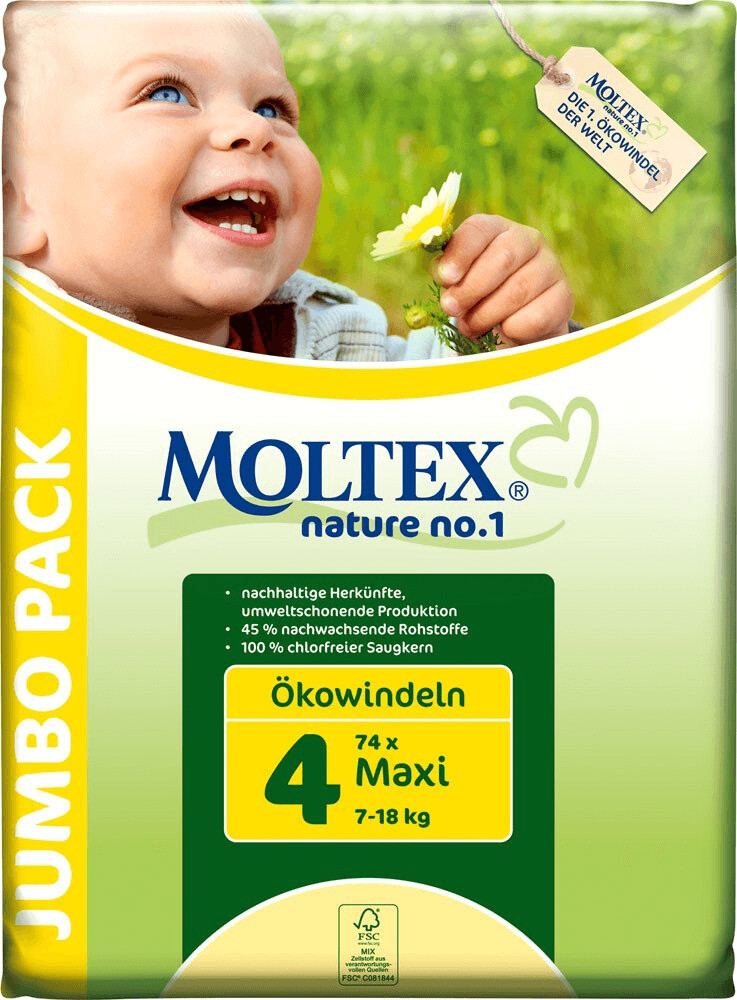 Moltex Nature No. 1 Maxi Größe 4 ab 13,90 € | Preisvergleich bei idealo.de