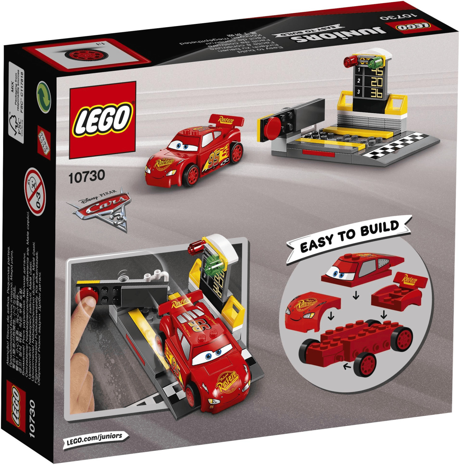 LEGO Juniors Cars - Lightning McQueens Beschleunigungsrampe (10730) ab ...